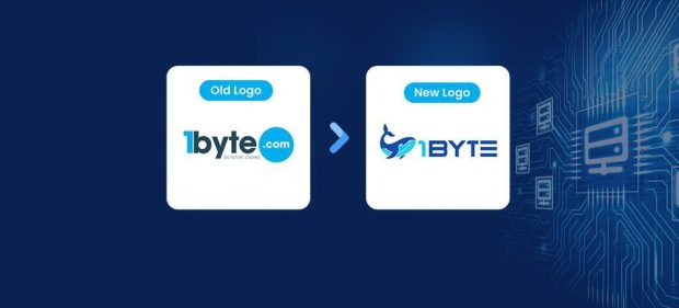 Notification of 1Byte's new Logo | 1Byte