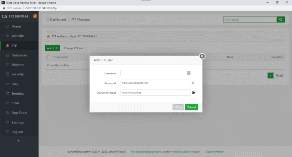 Creating an FTP Account in aaPanel: A 2025 Step-by-Step Guide | 1Byte1Byte