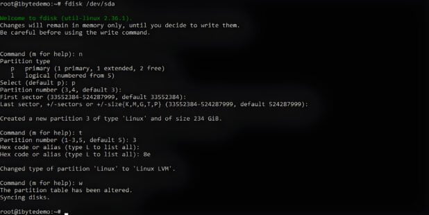 How To Mount (Upgrade) Storage On Debian | 1Byte1Byte