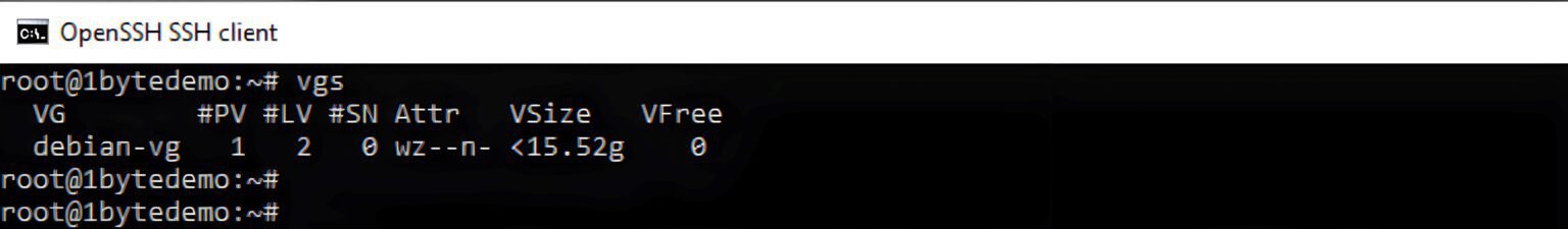 How To Mount (Upgrade) Storage on 1Byte Cloud Server – Debian | 1Byte1Byte
