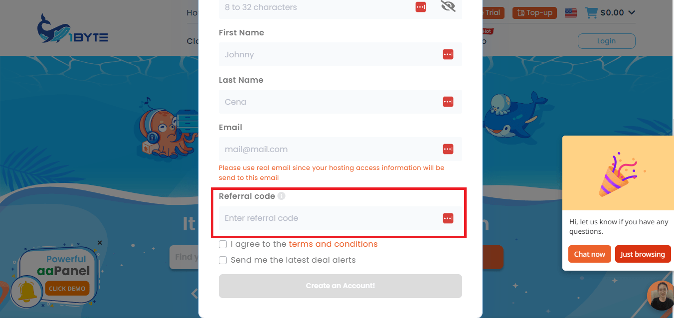 How to Use the Affiliate Program at 1Byte | 1Byte