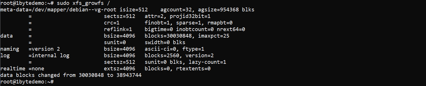 How To Mount (Upgrade) Storage on 1Byte Cloud Server – Debian | 1Byte1Byte