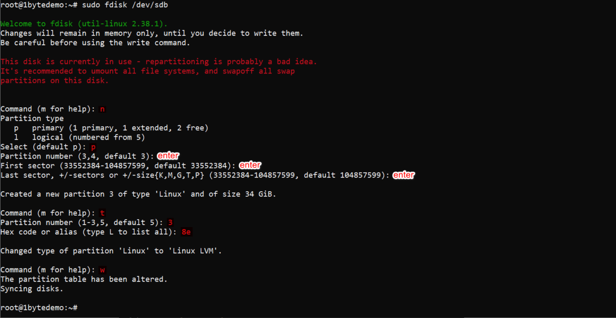 How To Mount (Upgrade) Storage on 1Byte Cloud Server – Debian | 1Byte1Byte