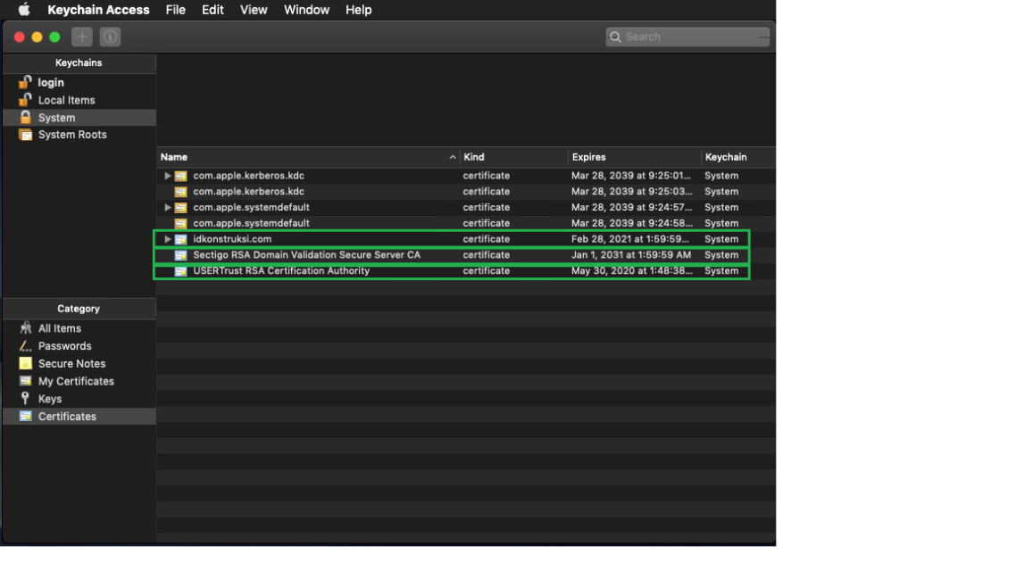 How to Import/Export Certificates on Mac OS via Keychain | 1Byte