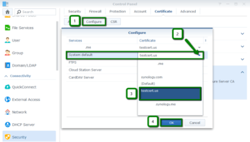 SSL Certificate Installation on Synology NAS | 1Byte1Byte