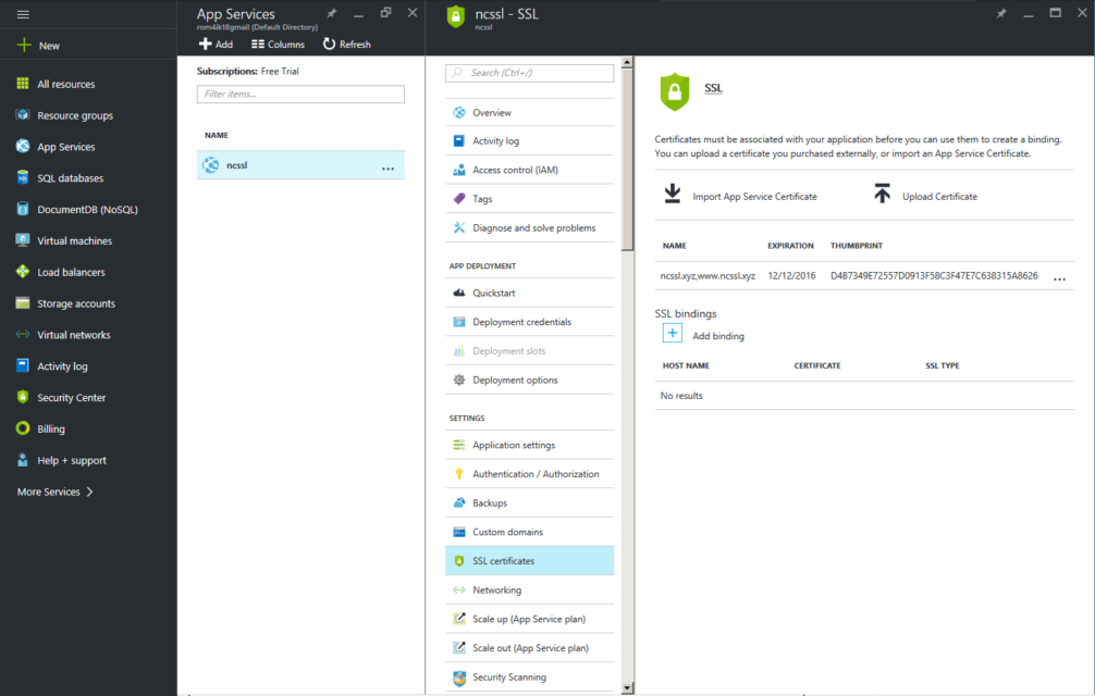 SSL Certificate Installation on Microsoft Azure Web App | 1Byte1Byte