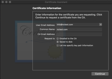 CSR Generation on macOS using Keychain | 1Byte