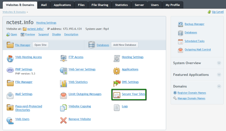 Generating a CSR in Plesk 12 | 1Byte