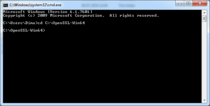 Generating a CSR on Windows using OpenSSL | 1Byte1Byte
