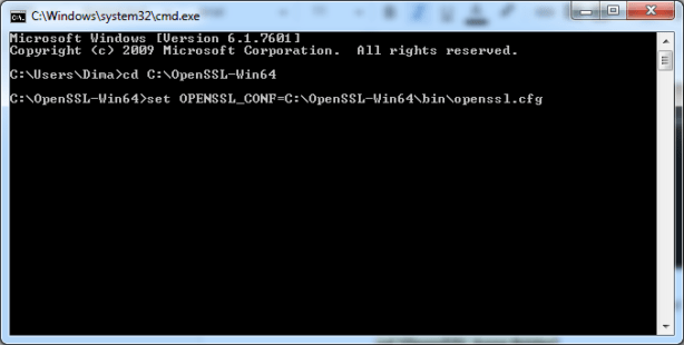 Generating a CSR on Windows using OpenSSL | 1Byte1Byte