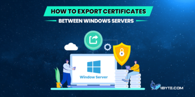 How to export certificates between Windows servers | 1Byte
