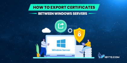 How to export certificates between Windows servers | 1Byte1Byte
