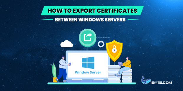 How to export certificates between Windows servers | 1Byte